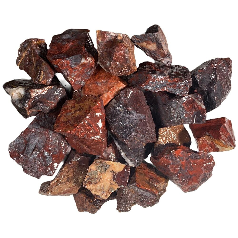 Brecciated Jasper - Rough Rocks for Tumbling - Dispelling Fear and ...