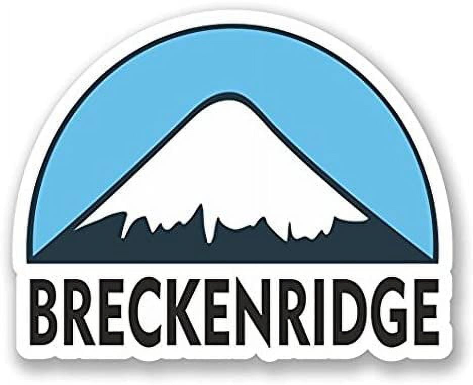 Breckenridge USA Ski Snowboard Vinyl Sticker Decal - Sticker Graphic ...