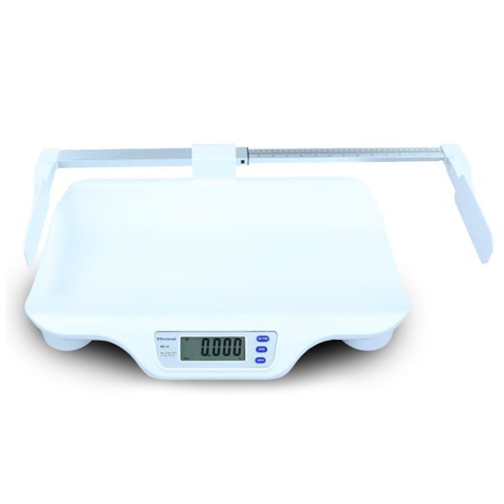 Brecknell MS-16 Digital Pediatric Scale With Height Gauge, 44-Lb ...