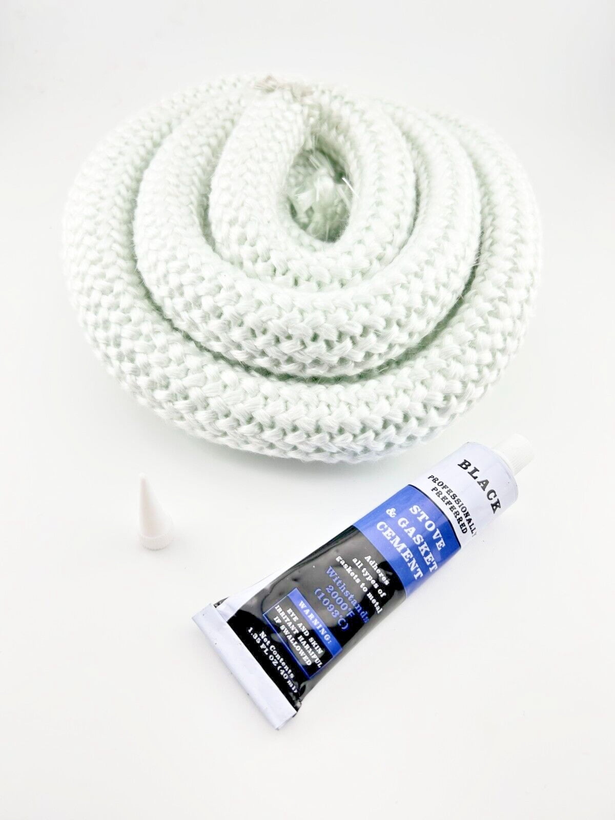 Breckwell Pellet Stove Firebox Door Rope Gasket Seal Kit 5/8" x 9', C-G ...