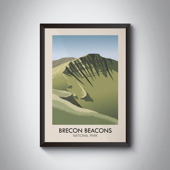 Brecon Beacons National Park Pen Y Fan Wales Mountain Art, Unframed ...