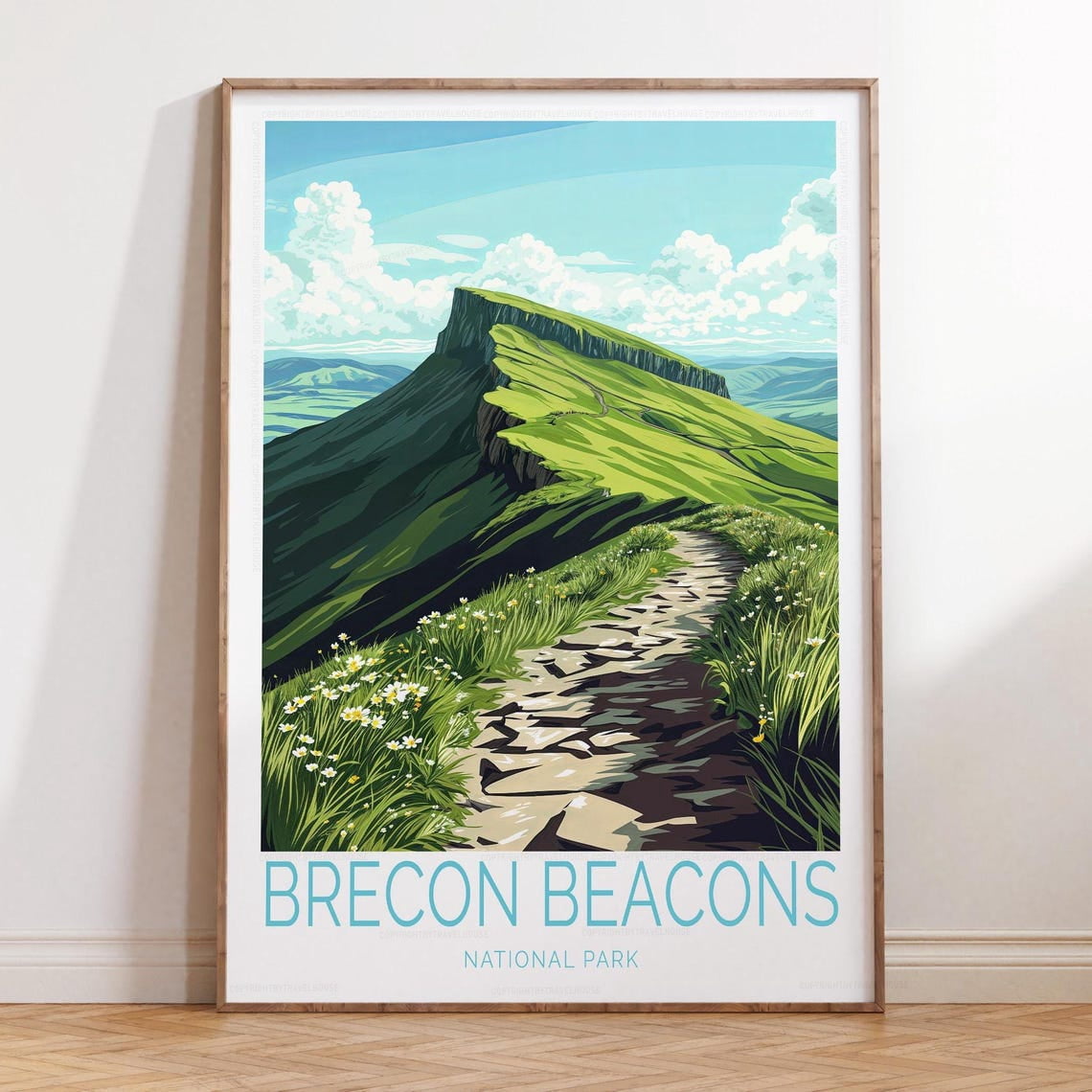 Brecon Beacons National Park Wedding Home Decor Wall Art Unframed Paper ...