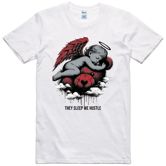 Bred Reimagined We Hustle Graphic Design Everyday T-Shirt - Walmart.com