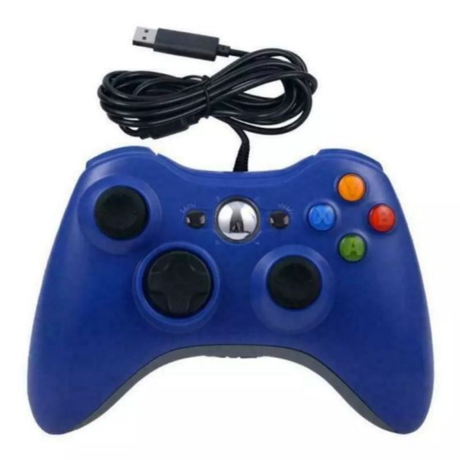 BreeRainz Wired USB Game Controller for PC & Xbox 360 Compatibility ...