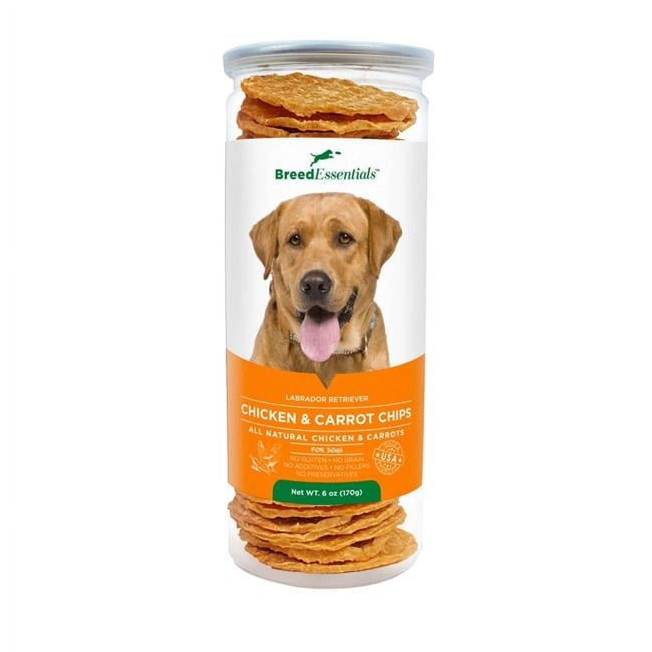 Breed Essentials 197247000037 6 oz Chicken & Carrot Chips - Labrador ...
