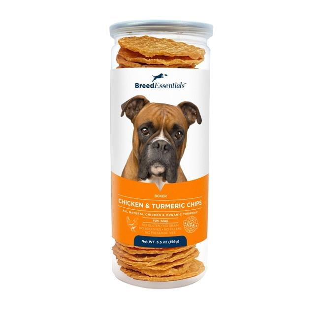 Breed Essentials 197247000341 5.5 oz Chicken & Turmeric Chips - Boxer ...