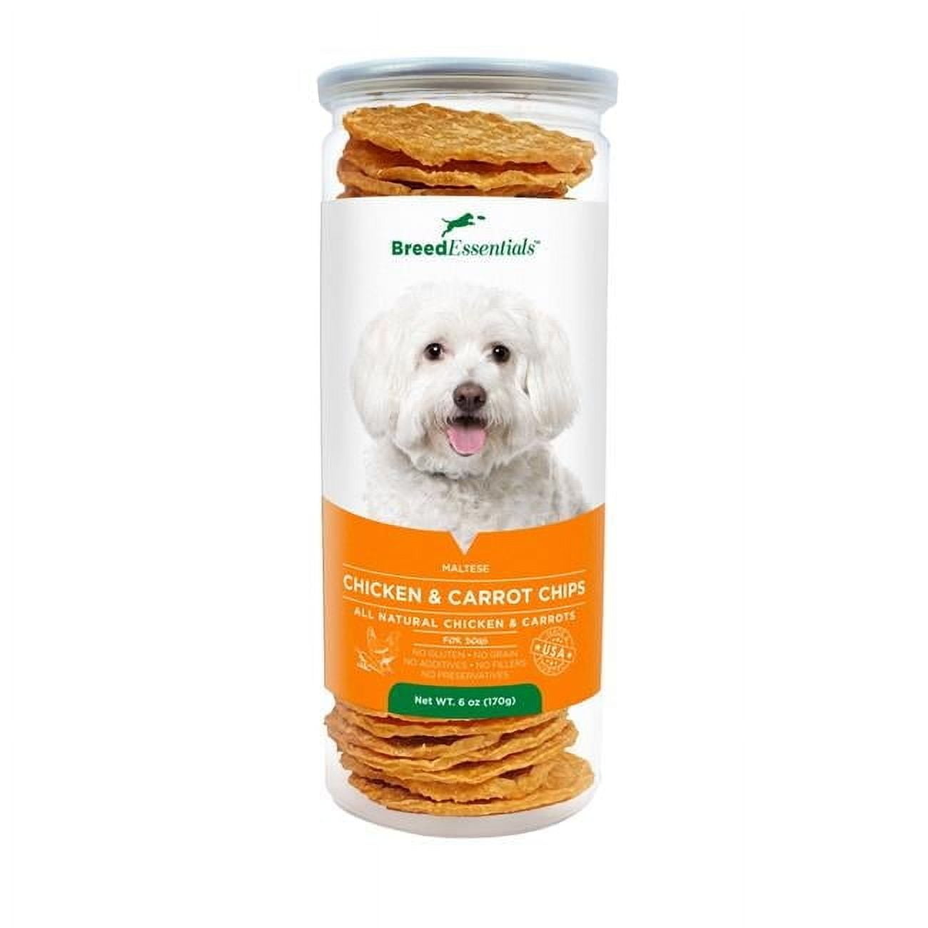 Breed Essentials 197247000730 6 oz Chicken & Carrot Chips - Maltese ...