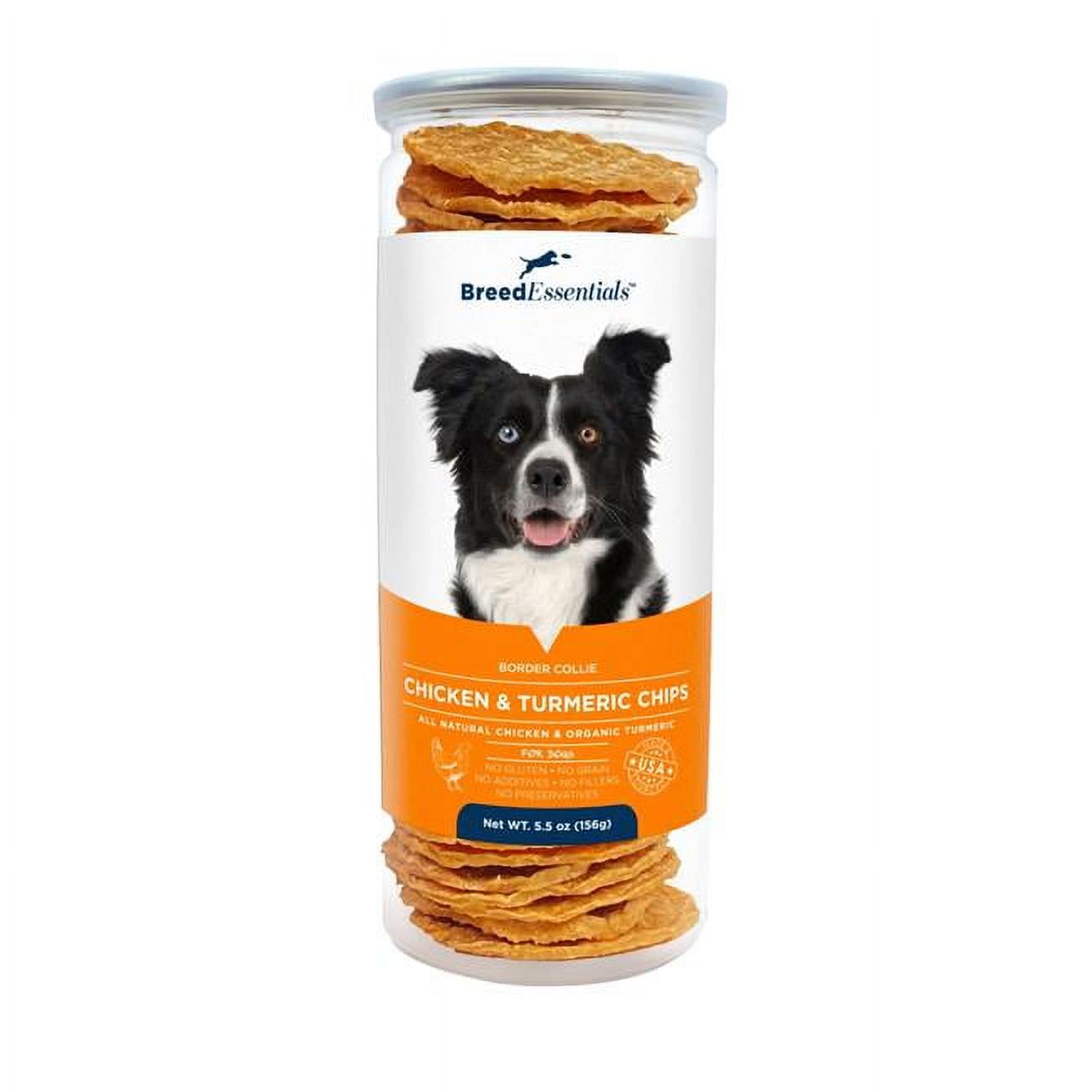 Breed Essentials 197247002093 5.5 oz Chicken & Turmeric Chips - Border ...