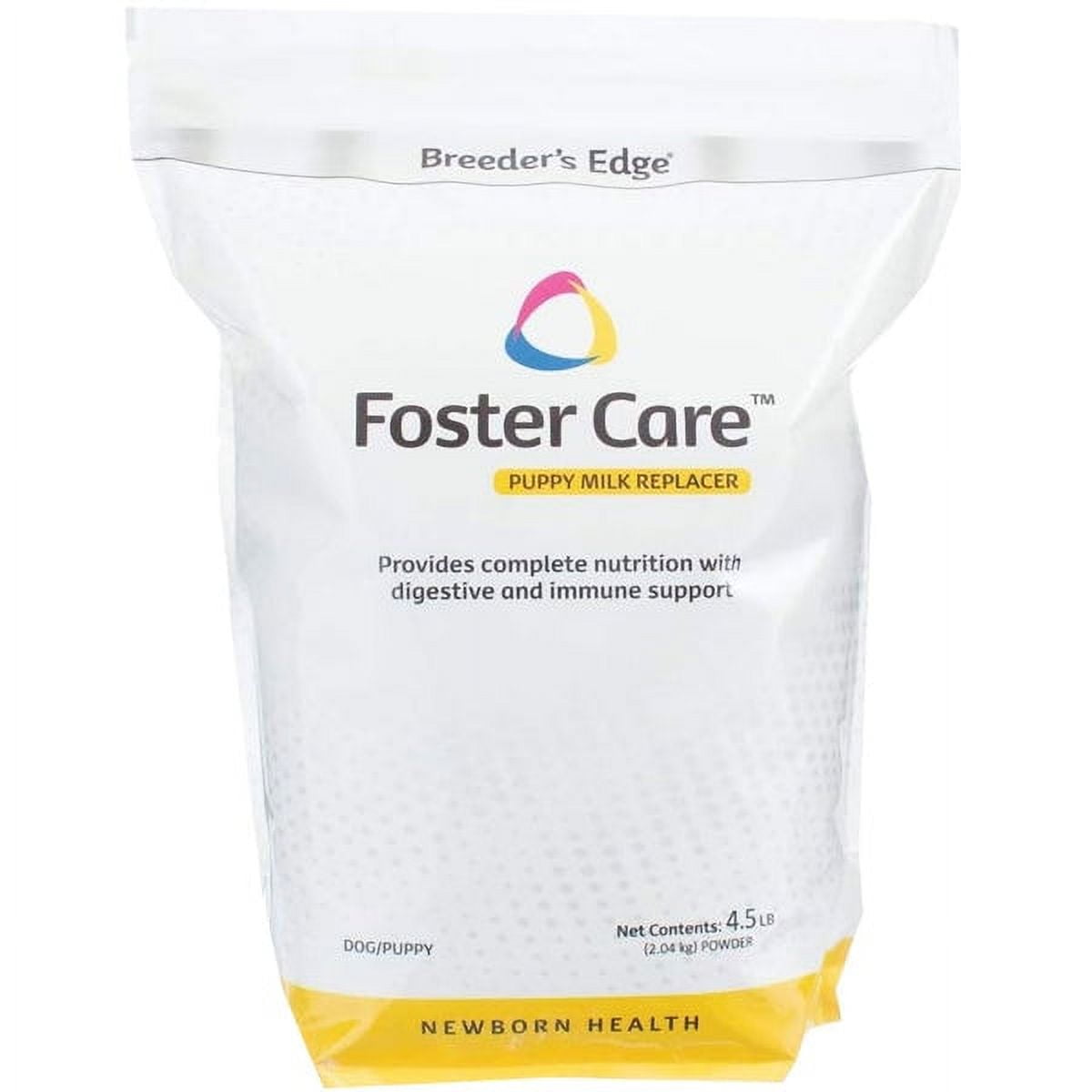 Breeder's Edge Foster Care Canine Powdered Milk Replacer, 4.5 lbs ...