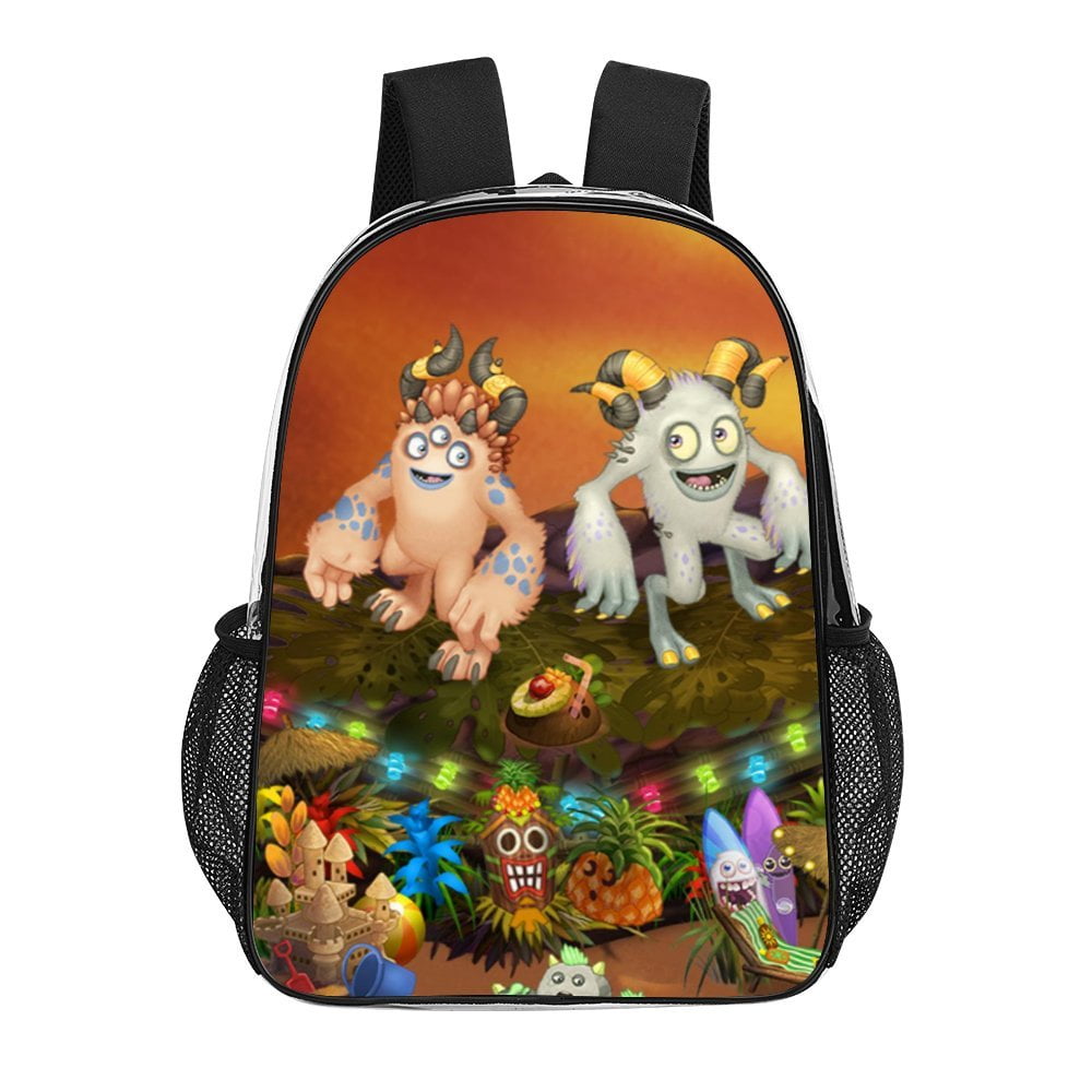 Breeding My Singing Monsters Island Clear Backpack 17 Inch Transparent ...
