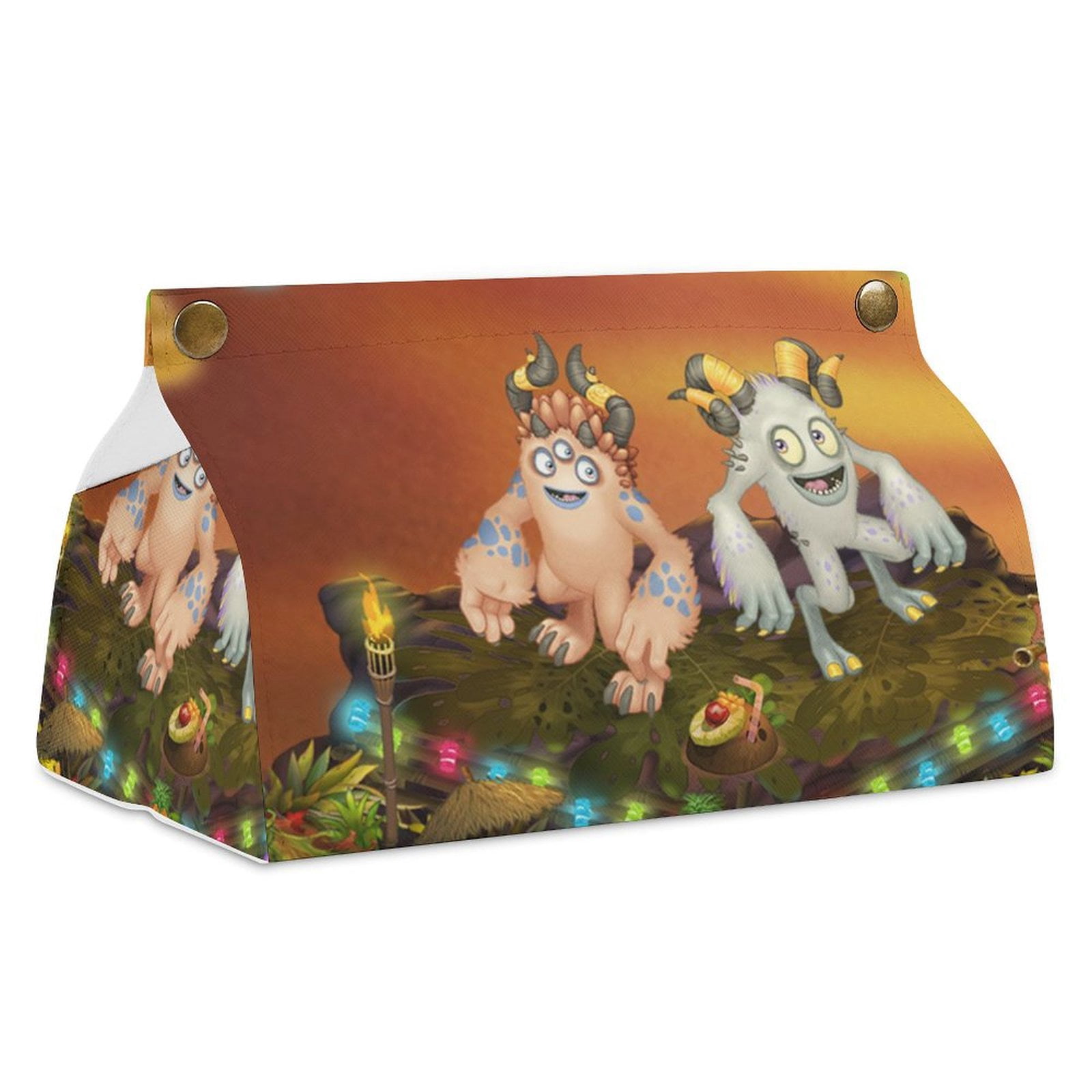 Breeding My Singing Monsters Island Tissue Box Cover PU Tissue Paper ...