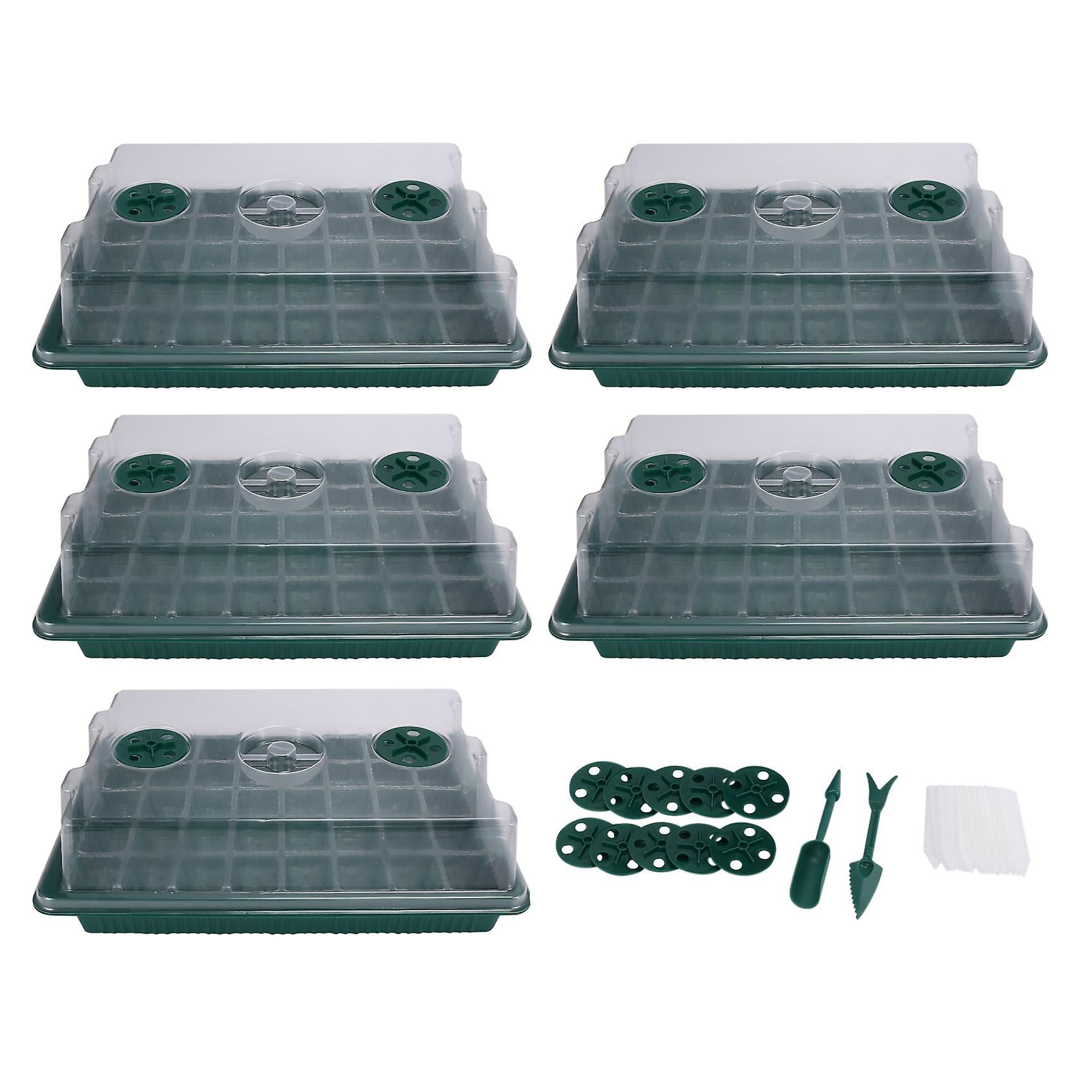 Breeding Tray, Mini Propagation Greenhouse Grow Kit With Humidity Vent ...