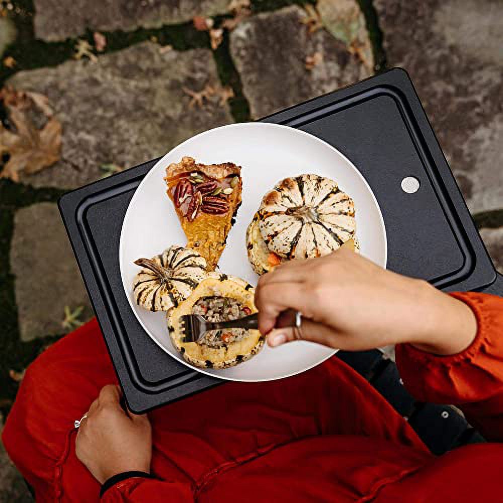 Breeo OutRig Tray | Black Poly Lumber and Stainless Steel | USA Made ...