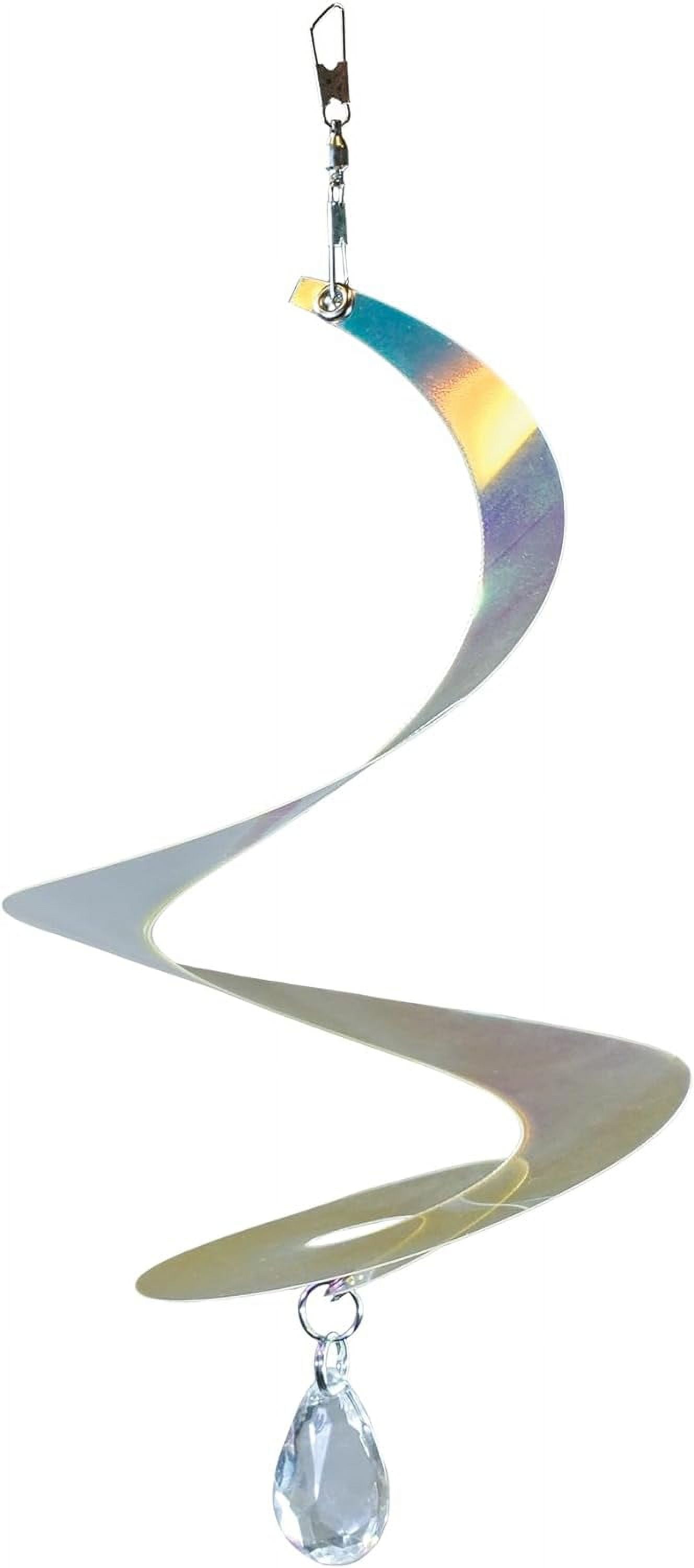 In the Breeze 9154 — 8-inch Iridescent Tear Drop Curlie with Crystal ...