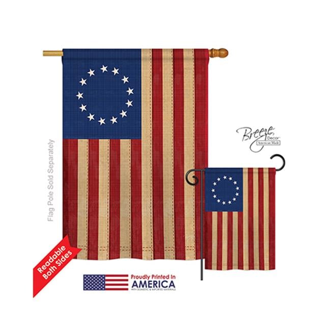 Breeze Decor 08068 Historic Betsy Ross Vintage 2-Sided Vertical ...