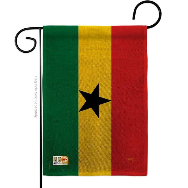 Breeze Decor BD-CY-G-108221-IP-DB-D-US14-BD 13 x 18.5 in. Ghana Burlap ...
