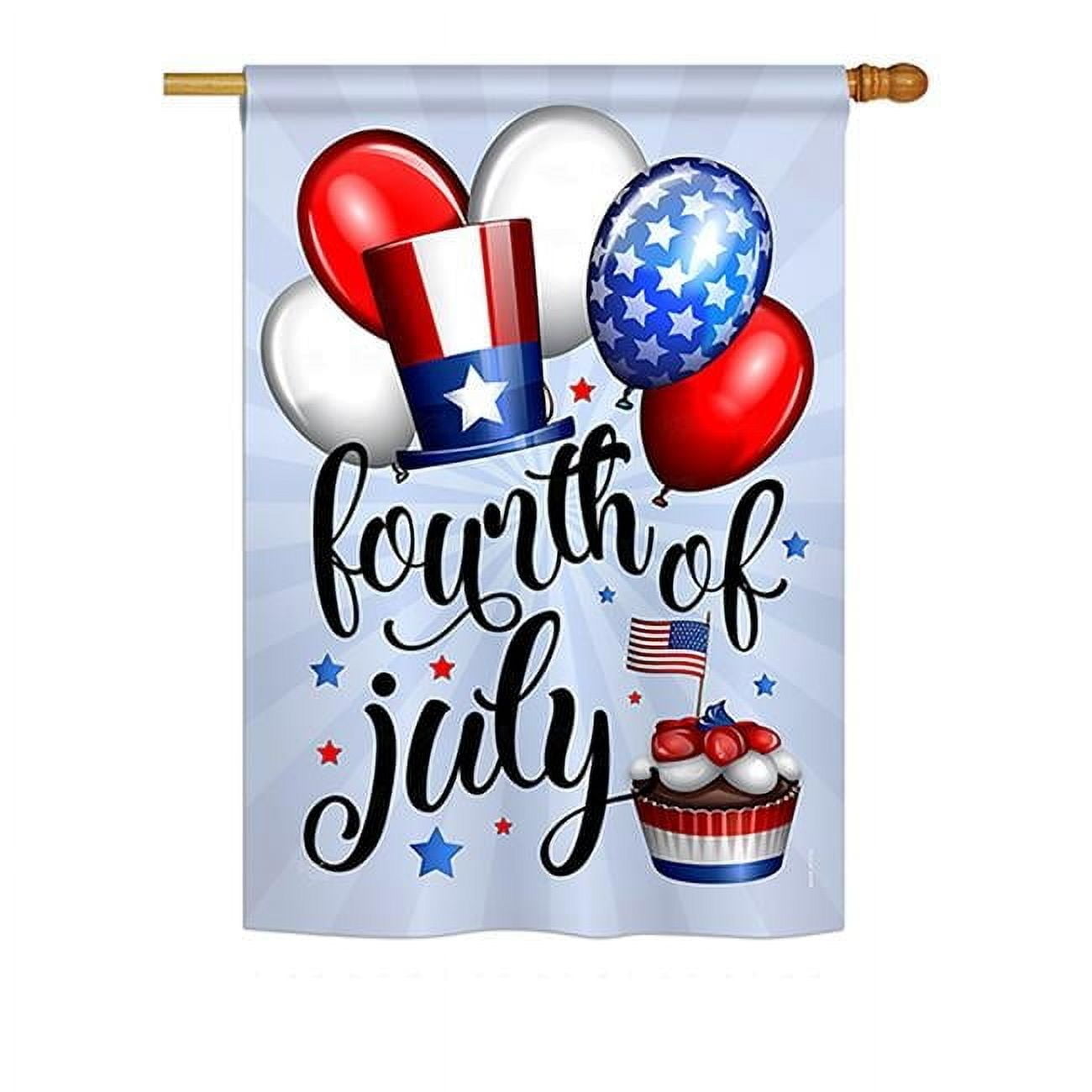 Breeze Decor BD-FJ-H-111079-IP-BO-DS02-US Celebrate Fourth of July Americana - Seasonal Fourth ...