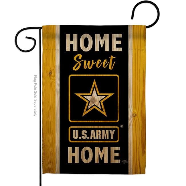 Breeze Decor G158450-BO Home Sweet US Army Garden Flag Armed Forces 13 ...