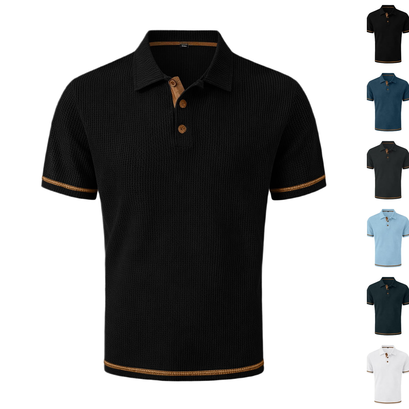 Breeze Polo Shirts for Men Comfortable Quick Dry Stretch Non-Iron Anti ...