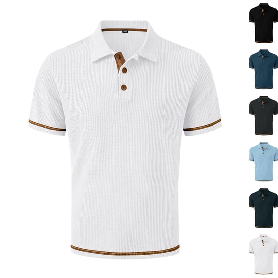 Breeze Polo Shirts for Men Comfortable Quick Dry Stretch Non-Iron Anti ...