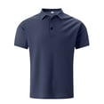 Breeze Polo Shirts for Men Short Sleeve Beer Belly Collared Textured ...