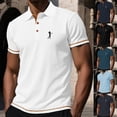 Breeze Shirts for Men Beer Belly Short Sleeve Collared Textured Polo ...