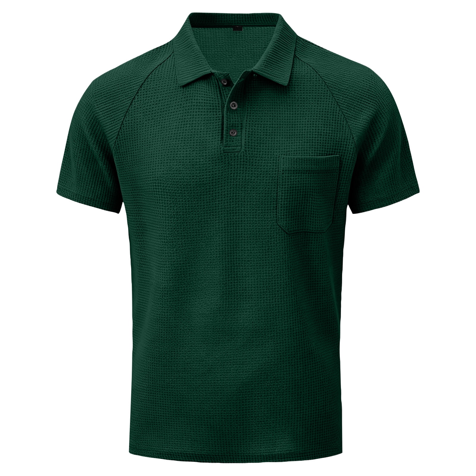 Breeze Shirts for Men Short Sleeve Polo Shirt with Pocket Business ...