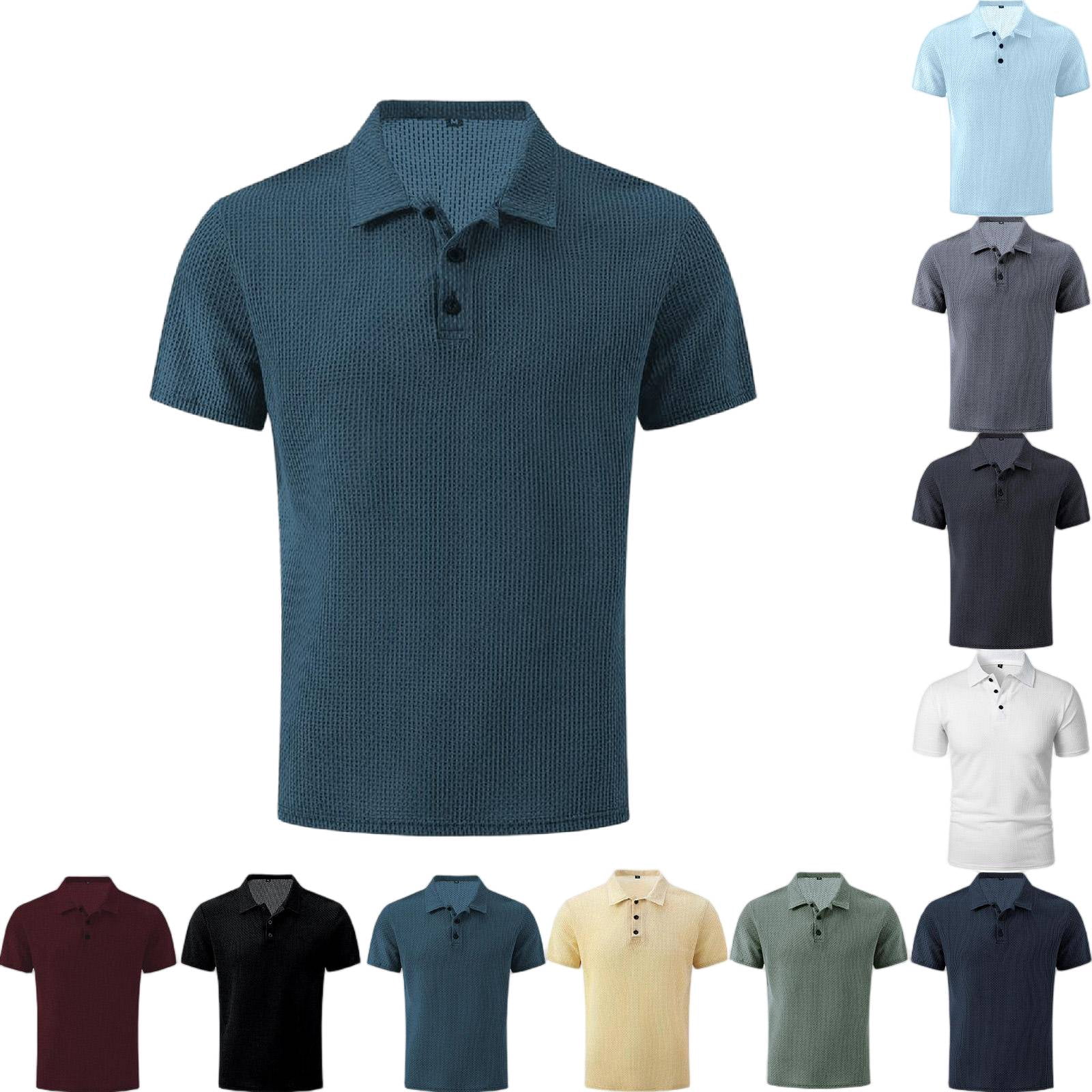 Breeze Shirts for Men Short Sleeve Polo Shirts Stretch Quick Dry ...