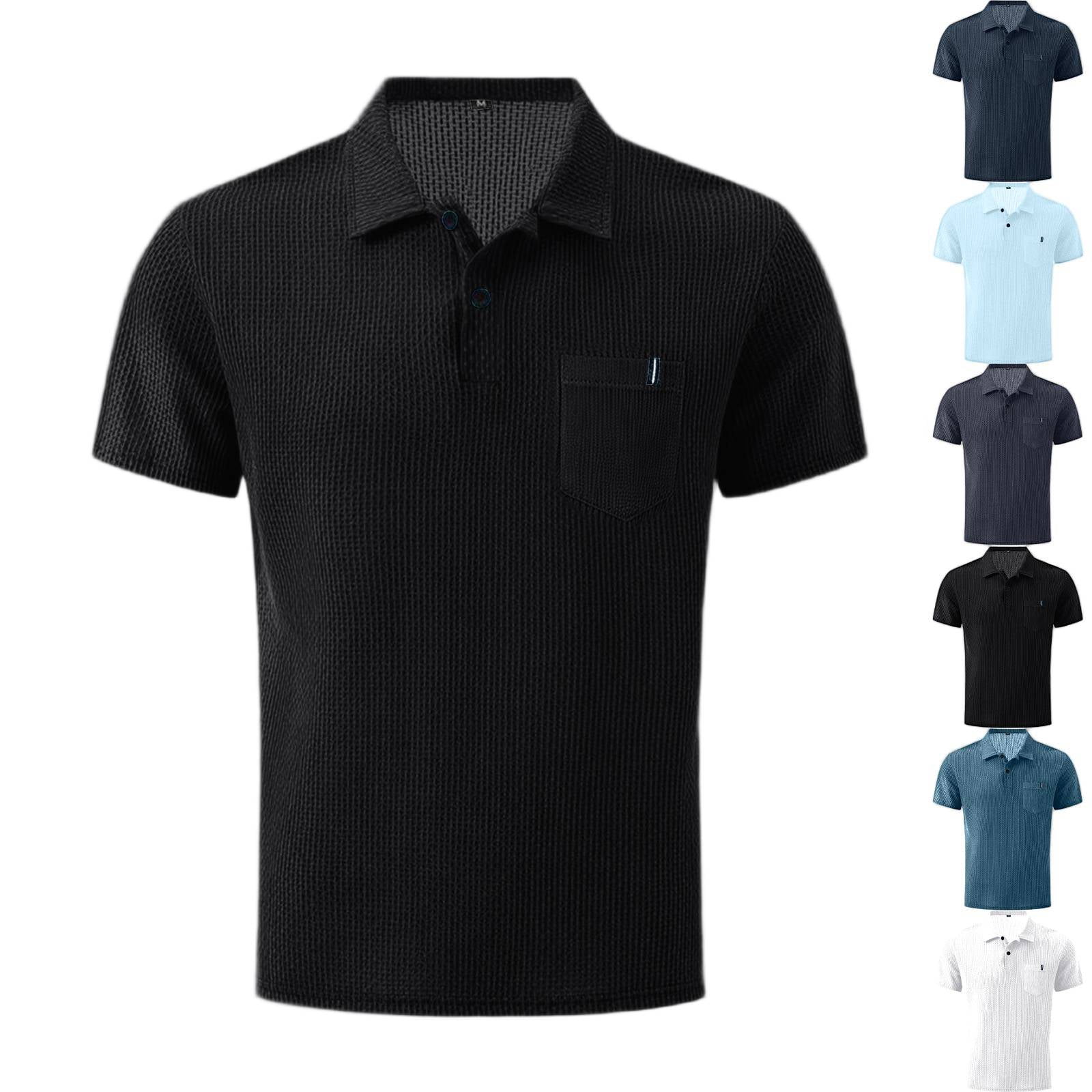 Breeze Shirts for Men Ultra Comfortable Polo Shirt Textured Breathable ...