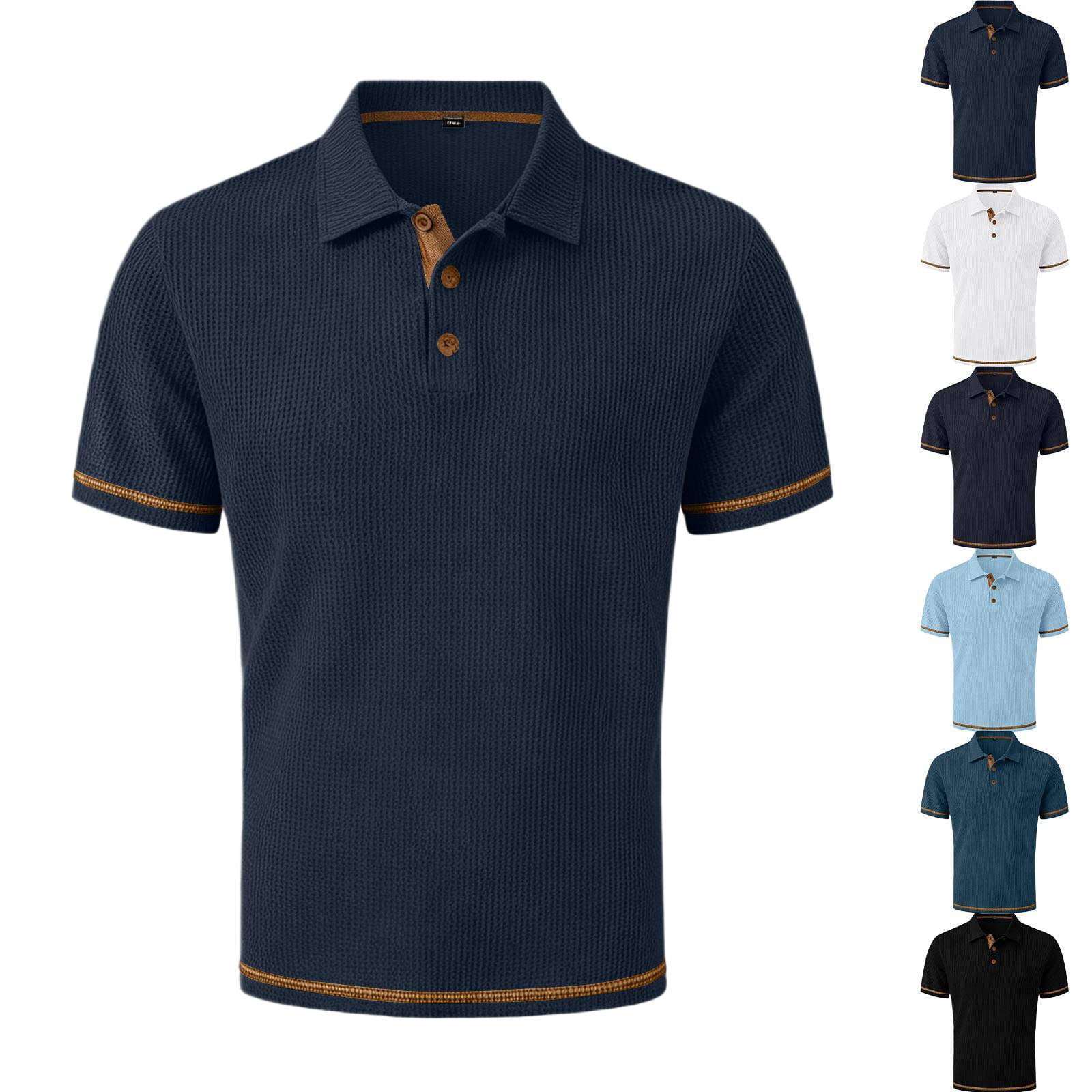 Breeze Shirts for Men Ultra Comfortable Polo Shirt Textured Breathable ...