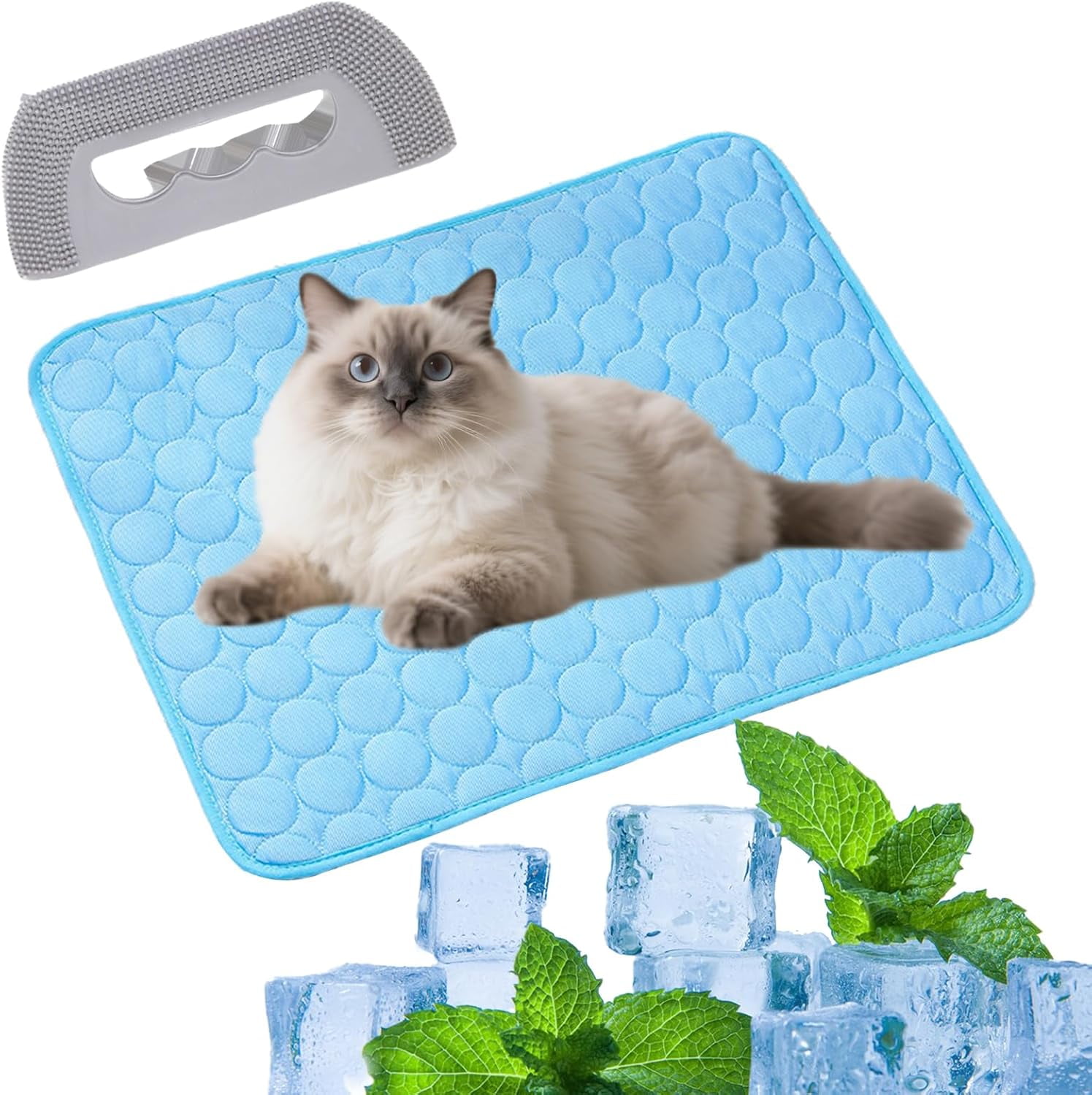 BreezeBuddy Cooling Mat for Dog, BreezeBuddy Dog Cooling Mat Indoor ...