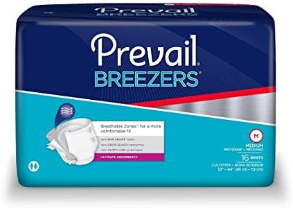 Breezers® by Prevail® Adult Briefs, Medium, Case of 96 - Walmart.com