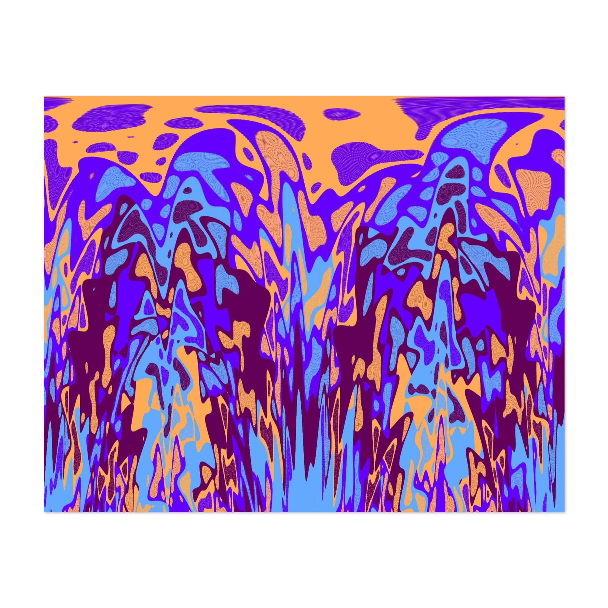 Breezing - Digital Art Abstract Psychedelic Surrealism Geometric Modern ...