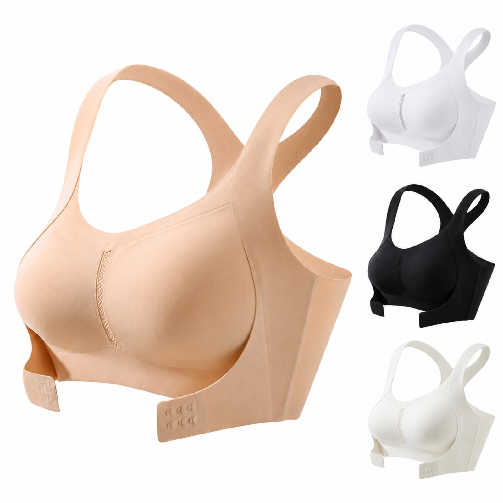 Breezora Breathable Corrector Bra for Women Front Closure Back Support ...