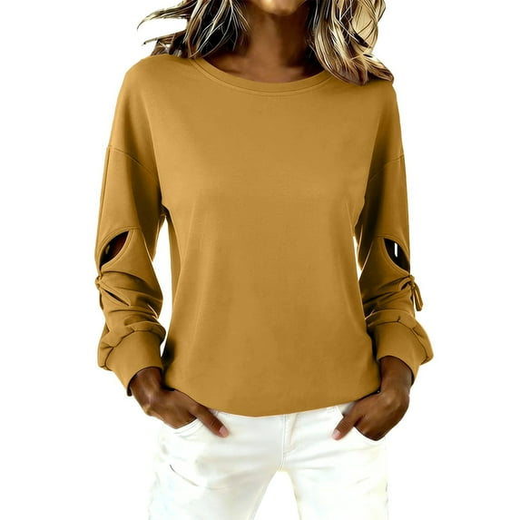 Breezora Cozy Oversized Sweatshirt Women Trendy Fleece Pullover Casual ...