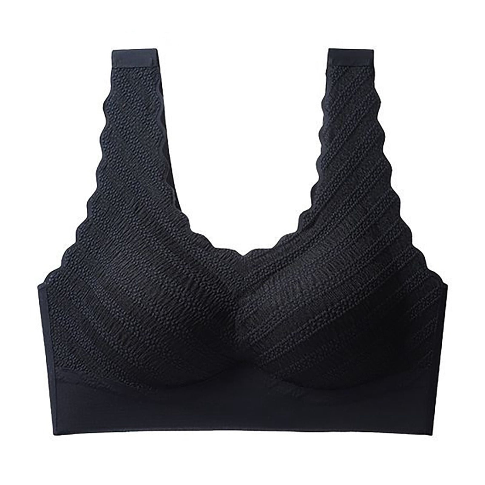 Breezora Floral Pattern Wireless Bralette for Women Comfortable ...