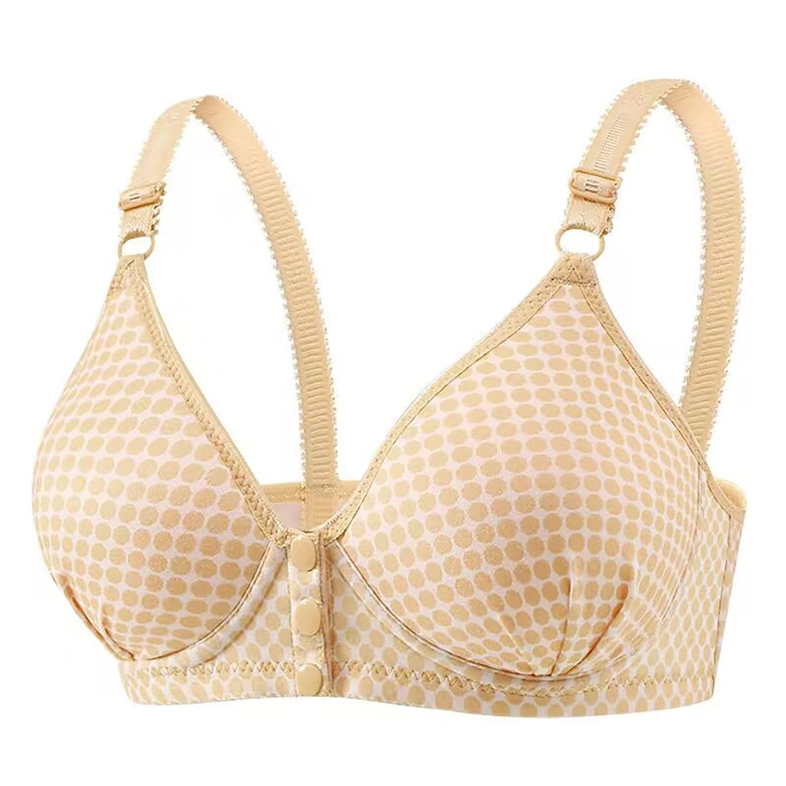 Breezora Front Closure Printed Wireless Support Bra Lightly Lined ...