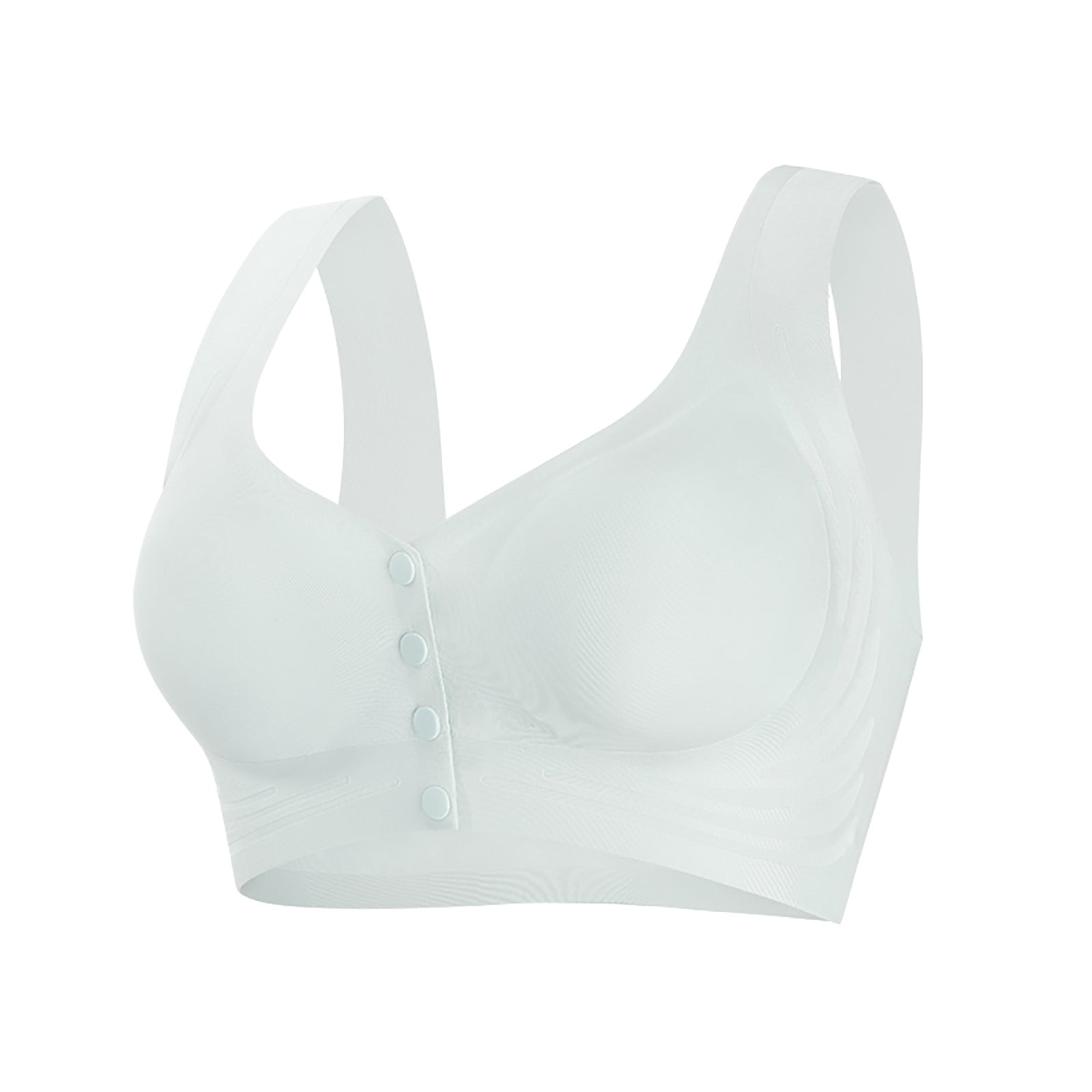 Breezora Front Closure Wireless Bra for Women Comfortable Soft Fabric ...