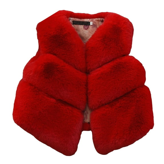 Breezora Kids Faux Fur Vest Mid Layer for Autumn and Winter Cozy Fleece ...