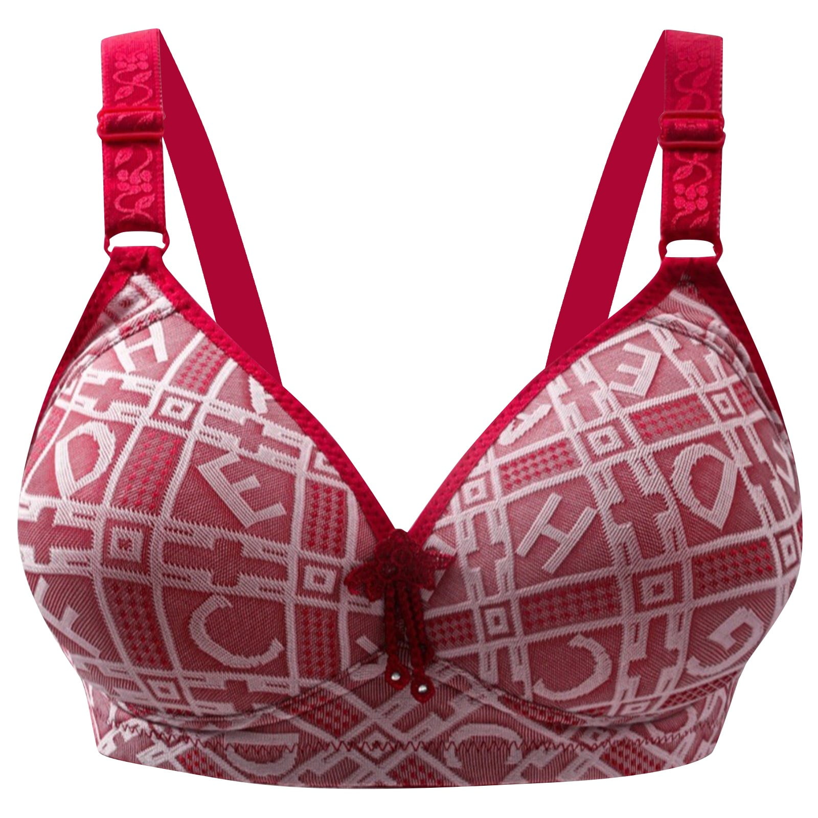 Breezora Large Size Wirefree Comfort Support Bra Thin Non Padded ...