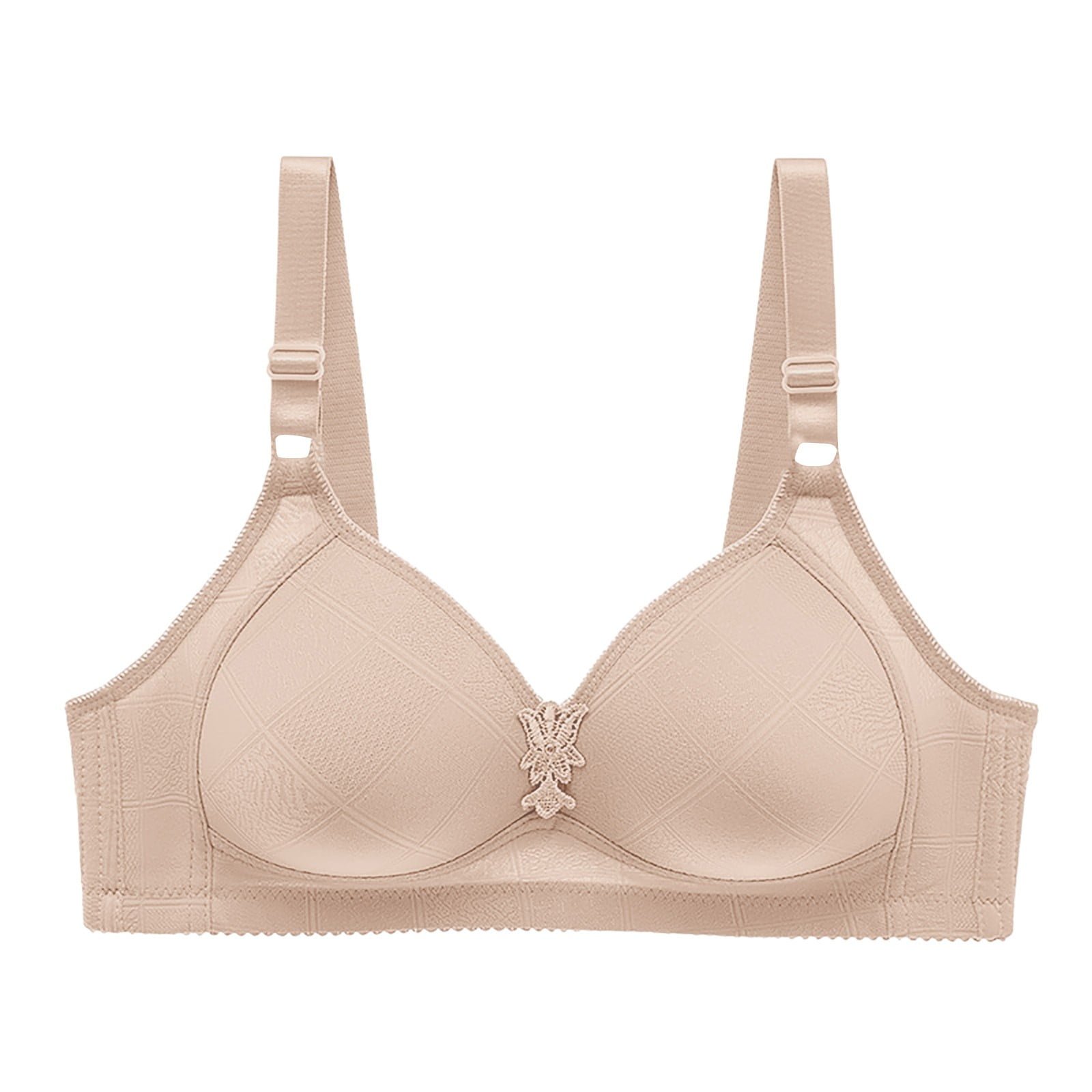 Breezora Lightweight Wireless Comfort Bra for Women Plus Size ...