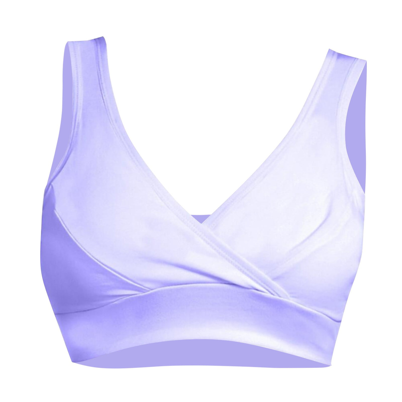 Breezora Maternity Sleep Bra for Women Front Wrap Wireless Comfortable ...