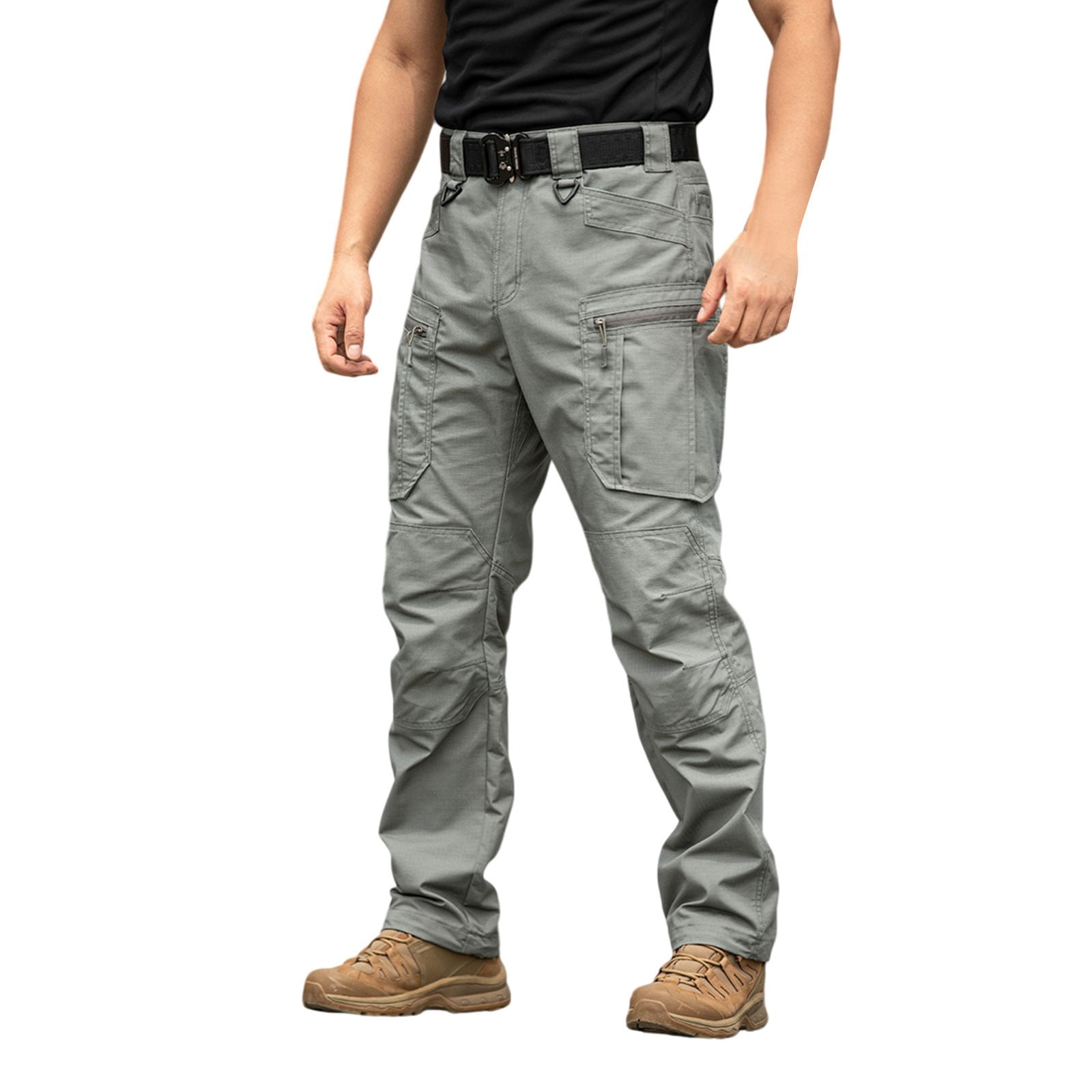 Breezora Men's Durable Work Pants with Multiple Utility Pockets for ...