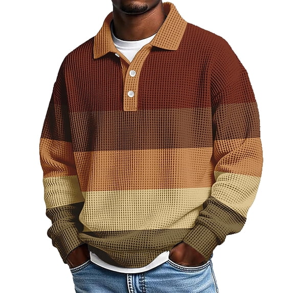 Breezora Mens Breathable Shirt Long Sleeve Button Down Lapel Collar ...