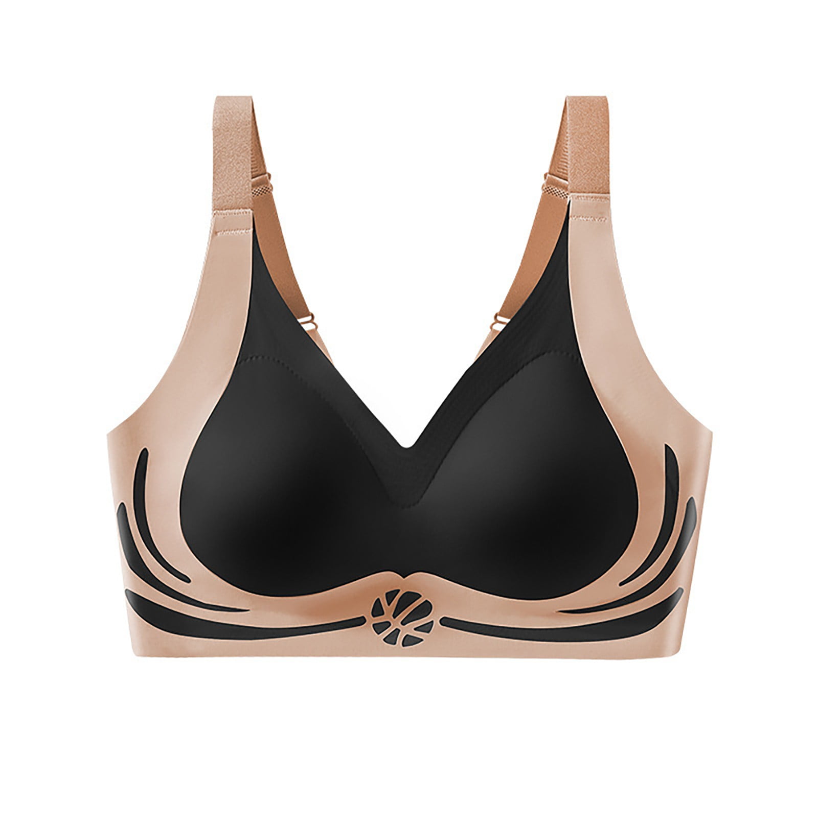 Breezora Plus Size Side Support Bra with Full Coverage Design Comfort ...