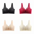 Breezora Wireless Shaping Bra for Women Deep V Lace 3D Medium Thick ...