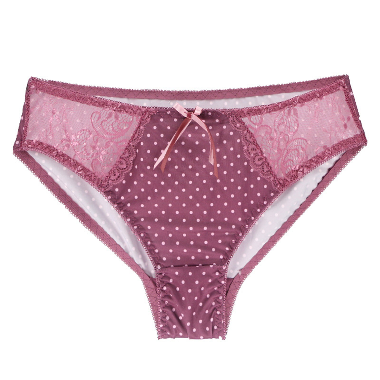 Breezora Women Lace Trim Briefs Comfortable Breathable Plus Size No ...