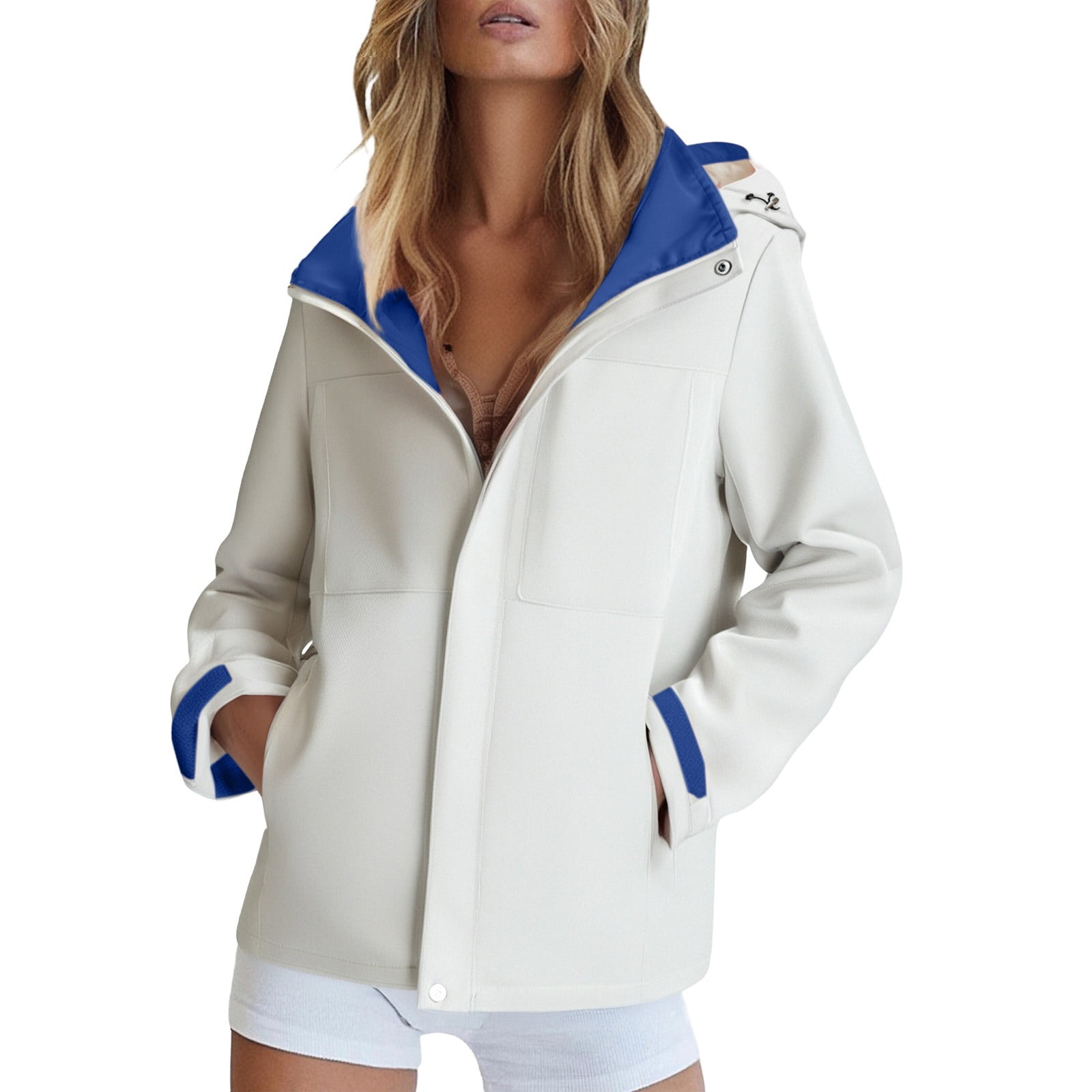 Breezora Women's Functional Softshell Jacket Windproof Rain Resistant Breathable Hooded Outdoor ...