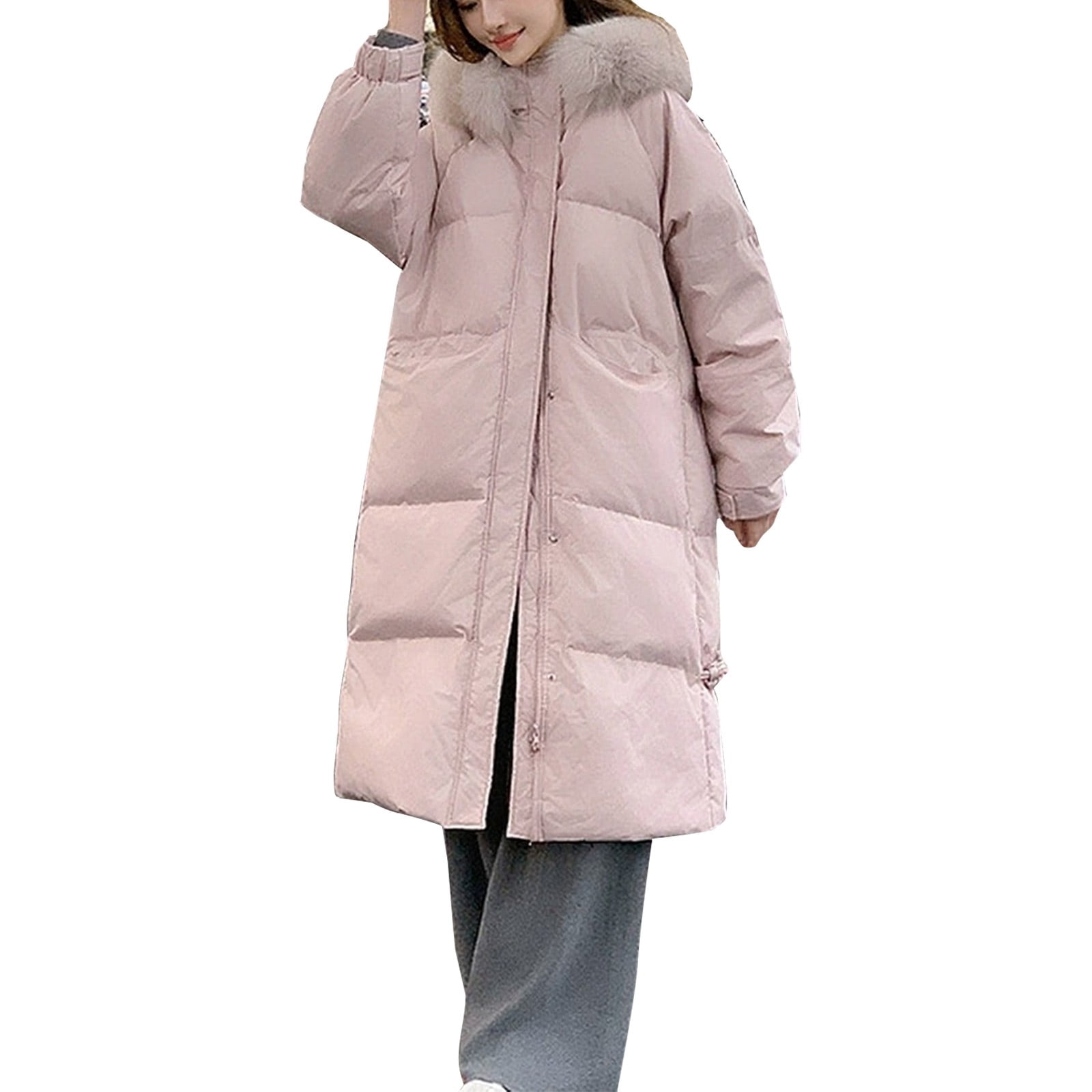 Breezora Women's Lightweight Long Puffer Coat Quilted Oversized Winter ...