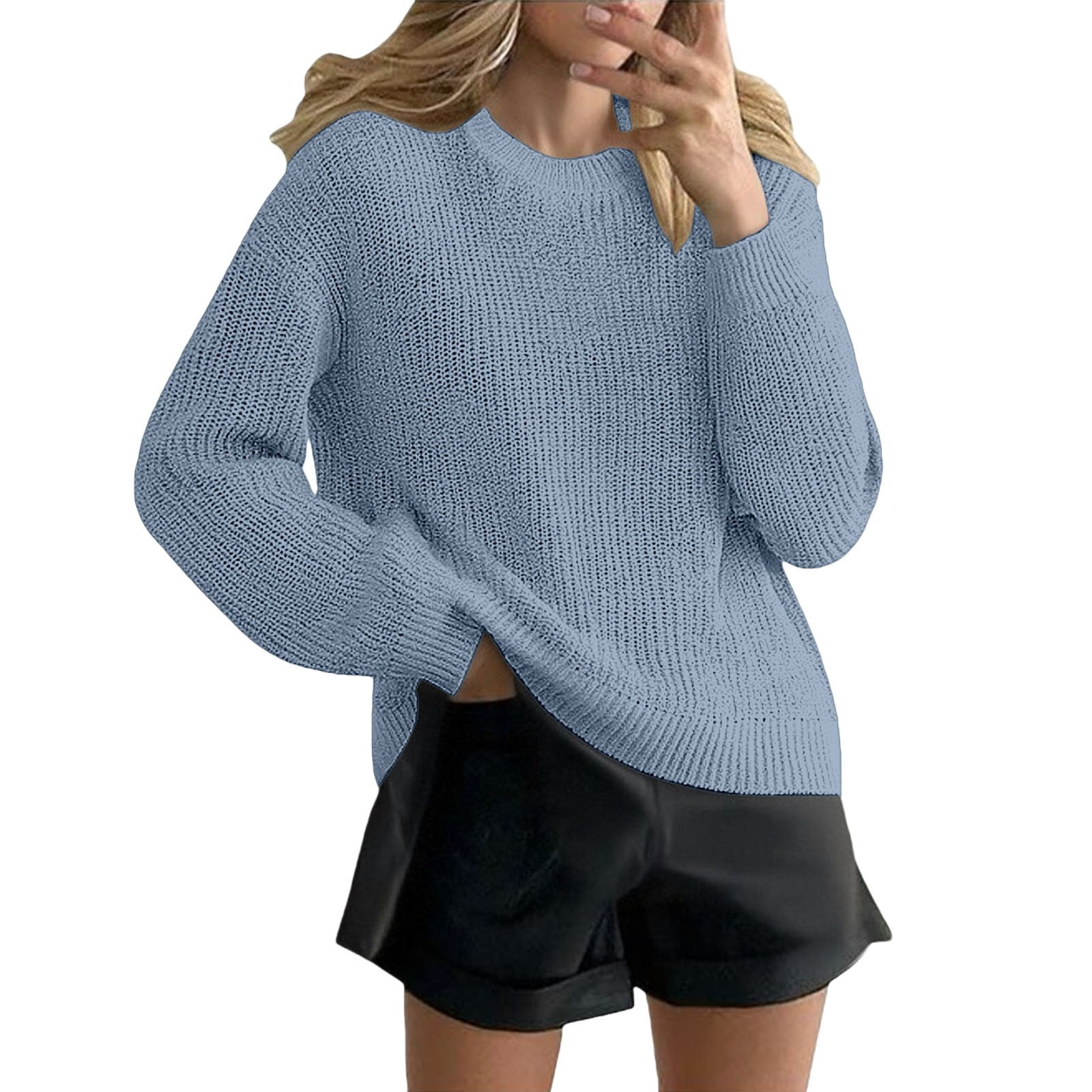 Breezora Women's Loose Off Shoulder Hoodie Sweater for Spring and ...